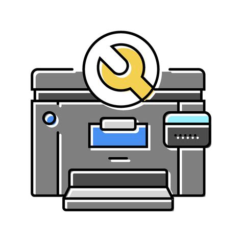 Printer Fixing Repair Computer Color Icon Vector Illustration 35273869 Vector Art At Vecteezy