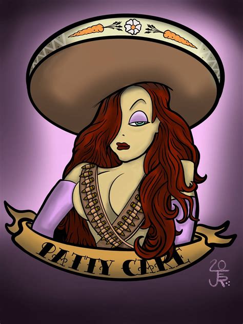 New Jessica Rabbit Patty Cake Canvas Print Of Digital Painting Etsy