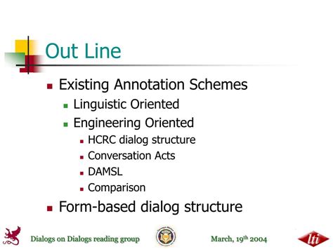 PPT Dialog Structure Design And Annotation PowerPoint Presentation Free Download ID
