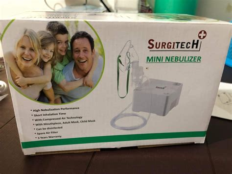 Surgitech Nebulizer Health And Nutrition Health Monitors And Weighing Scales On Carousell