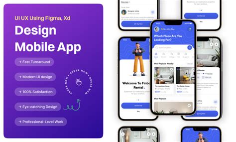 design mobile app ui redesign ios android ui using figma by elisha