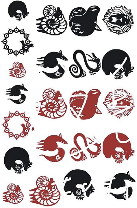 Seven Symbols Tattoo