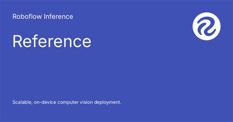 Reference Roboflow Inference