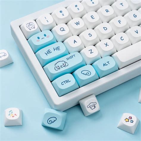 Cinnamoroll Keycaps Pbt Dye Sub Ma Moa Xda Profile Keycap Custom