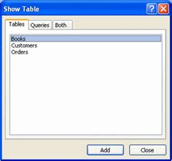 Access Building Table Relationships