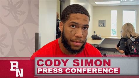Ohio State Cody Simon Talks Ohio State Win Over Arkansas State Youtube