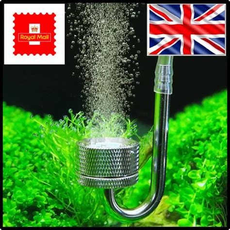 Co2 Diffuser Bubble Atomizer Reactor Solenoid Regulator For Fish Tank