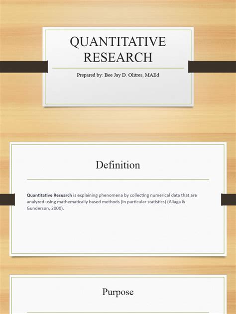 Quantitative Research Pdf Hypothesis Quantitative Research