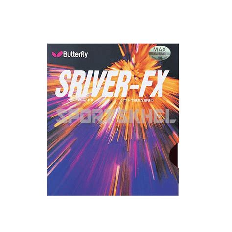 Buy Butterfly Sriver FX Table Tennis Rubber - Sportskhel.com