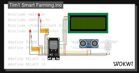 Tim Smart Farming Lahan Ino Wokwi ESP STM Arduino Simulator