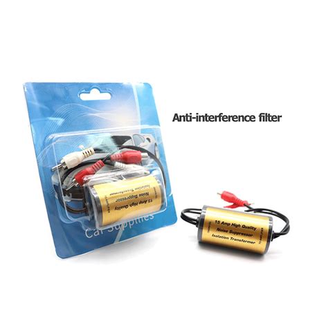 Rca Audio Noise Filter Suppressor Ground Loop Isolator For Car Amp Home