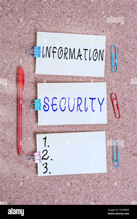 Word Writing Text Information Security Business Photo Showcasing Being Protected Against The