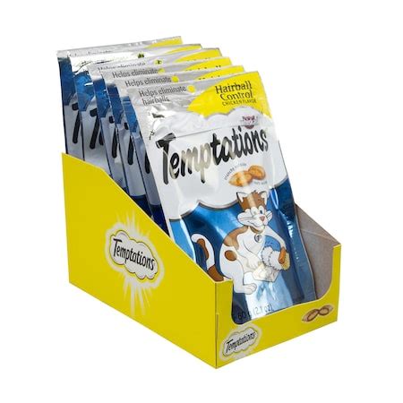 Whiskas Temptations Hairball Control Chicken Flavor Cat Food 2 1 Oz