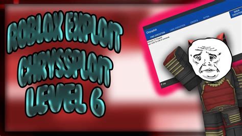 Roblox Exploit Chryssploit Lua C Script Exe Quick Commands