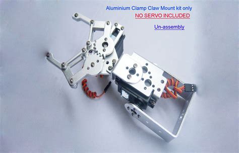 DIY Robot Kit Aluminum DOF Robot Arm Digital Metal Gear Servo For Arduino
