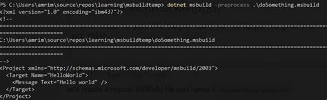 C Dotnet Core Msbuild Doesnt Result As Same As Dotnet Msbuild Stack Overflow