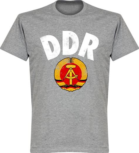 Ddr Logo T Shirt Grijs Xl Bol