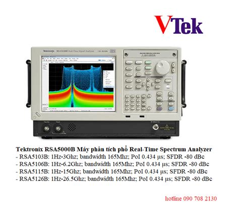Máy Phân Tích Phổ Real Time Tektronix Rsa5103b 1hz 3ghz Tektronix