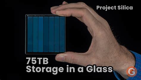 75tb Storage In A Glass Piece Unveiling Microsoft Project Silica
