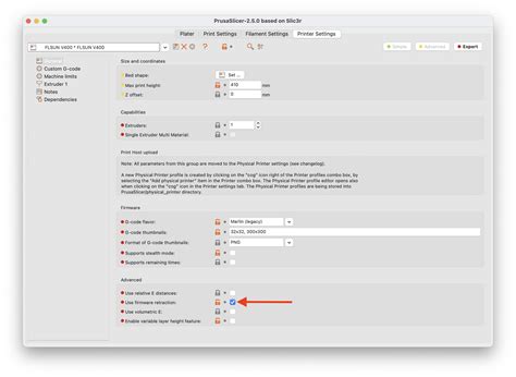 Firmware Retraction Klipper Flsun Speeder Pad
