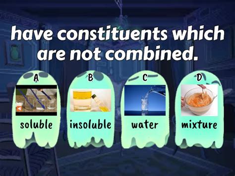 Solute Solvent Solutions Quiz