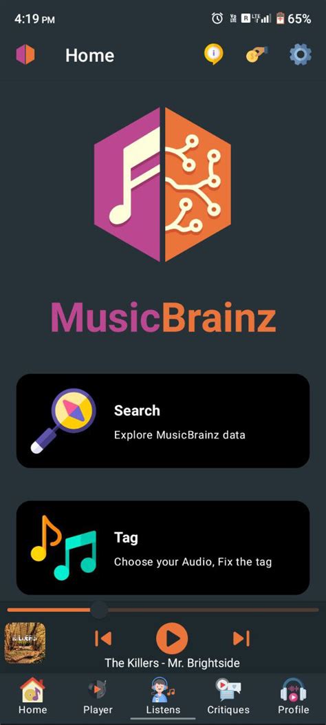 Musicbrainz Android App Adding Brainzplayer In Android App