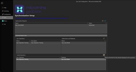 How To Manually Clear Synchronized Operations In Geobank Micromine