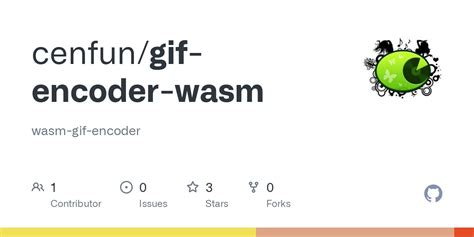 github cenfun encoder wasm wasm encoder