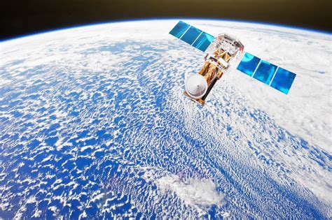 Research Probing Monitoring Of In Atmosphere Satellite Makes A Survey Of Cloudiness And Other