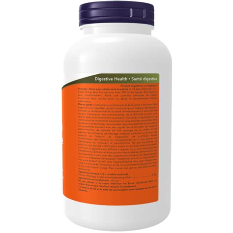 Psyllium Husk Powder Now Foods Canada