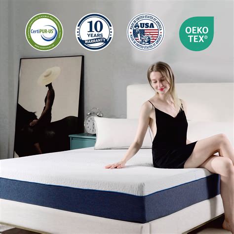 Mlily Queen Mattress10 Memory Foam Queen Mattress In A Boxessence