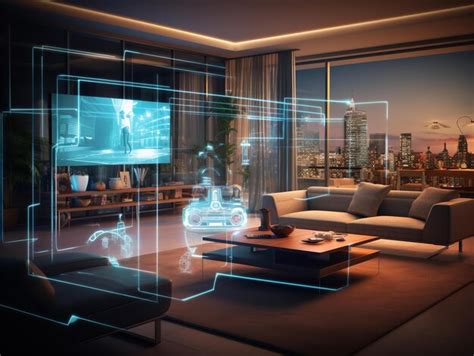 Premium AI Image Seamless Smart Home Automation AI Generated