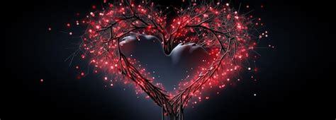 Premium AI Image A Heart Shape Using Programming Code Syntax Each