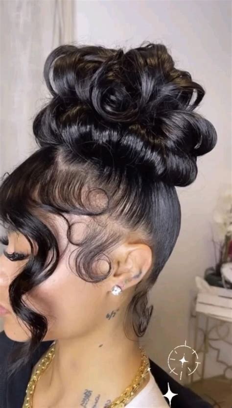 Lacefront Updo💗 Up Hairstyles Prom Hair Sleek Ponytail Hairstyles