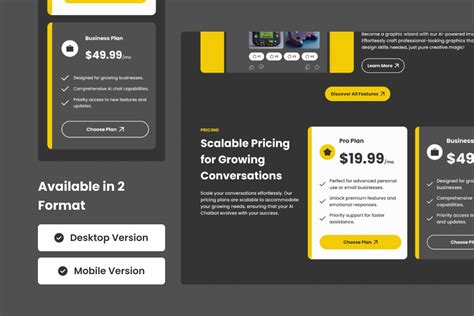 Bubble AI Chatbot Website Landing Page Design Cuts