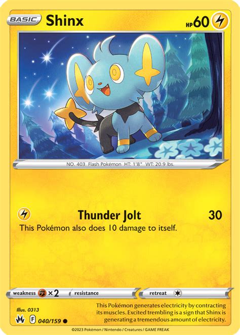 Shinx Crown Zenith 40 Bulbapedia The Community Driven Pokémon