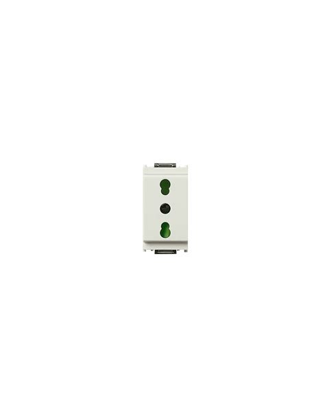 Bypass Electric Socket 2p T 16a P17 11 White Idea Vimar