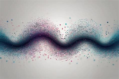 Premium Photo Abstract Waving Particle Technology Background Design