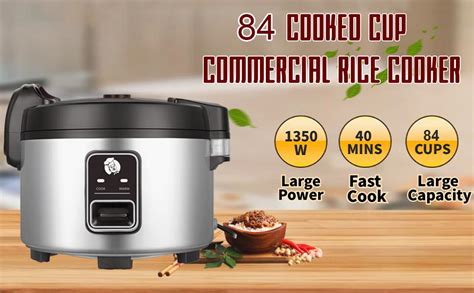15 8qt Large Commercial Rice Cooker 84 Cups Cooked 32