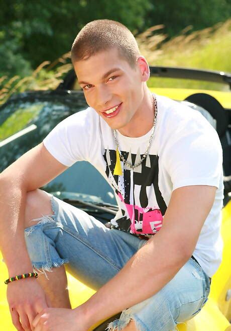Hungarian Husky Guy Julien Hussey Posing Naked Outside