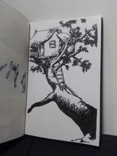 Treehouse Art Ideas Tree House Drawing Tree House House Drawing