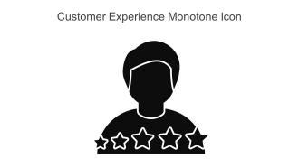 Customer Experience Monotone Icon In Powerpoint Pptx Png And Editable