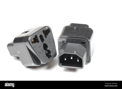 Iec Connector Apc Adapter Iec320 C14 Male To Universal Female For