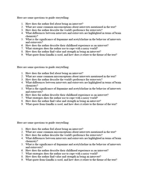 Guide Storytelling Download Free Pdf Extraversion And Introversion Psychological Theories