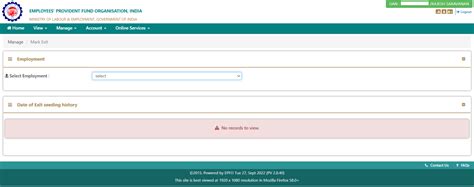 How To Update Date Of Exit In EPFO
