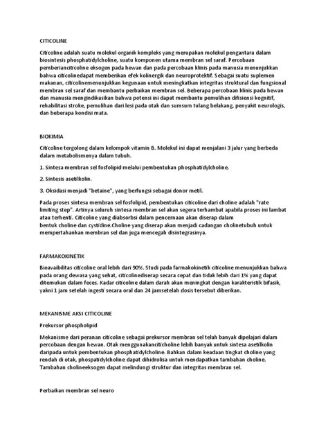 Citicoline Pdf