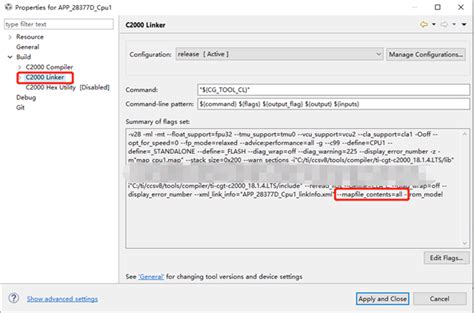 TMS320F28377D CCS设置通过 out或者map文件获取结构体成员的地址 C2000 微控制器论坛 C2000 微控制器 E2E 设计支持