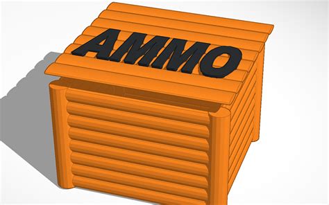3d Design Ammo Crate Tinkercad
