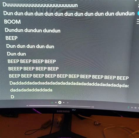 Duuuuwuuuuuuuuuuuuuuuuuuun Dun Dun Dun Dun Dun Dun Dun Dun Dun Dun Dun Dundun Boom Dundun Dundun