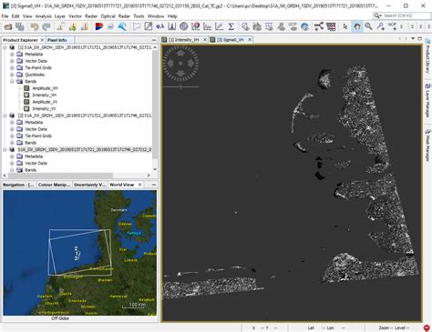 Losing Ocean With Range Doppler Terrain Correction Microwave Toolbox Step Forum